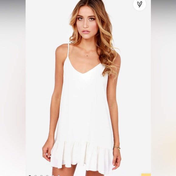Lulus | Dresses | Lulu Let It Flow Ivory Dress | Poshmark